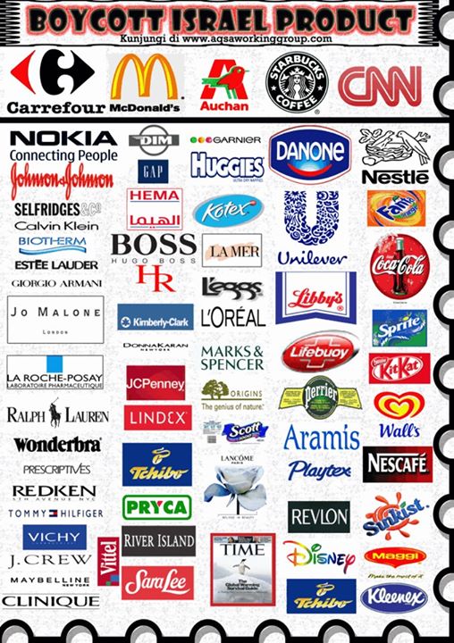 Ajakan Boycot Kembali Menguat Pada Produk Zionist Di Seluruh Dunia ...