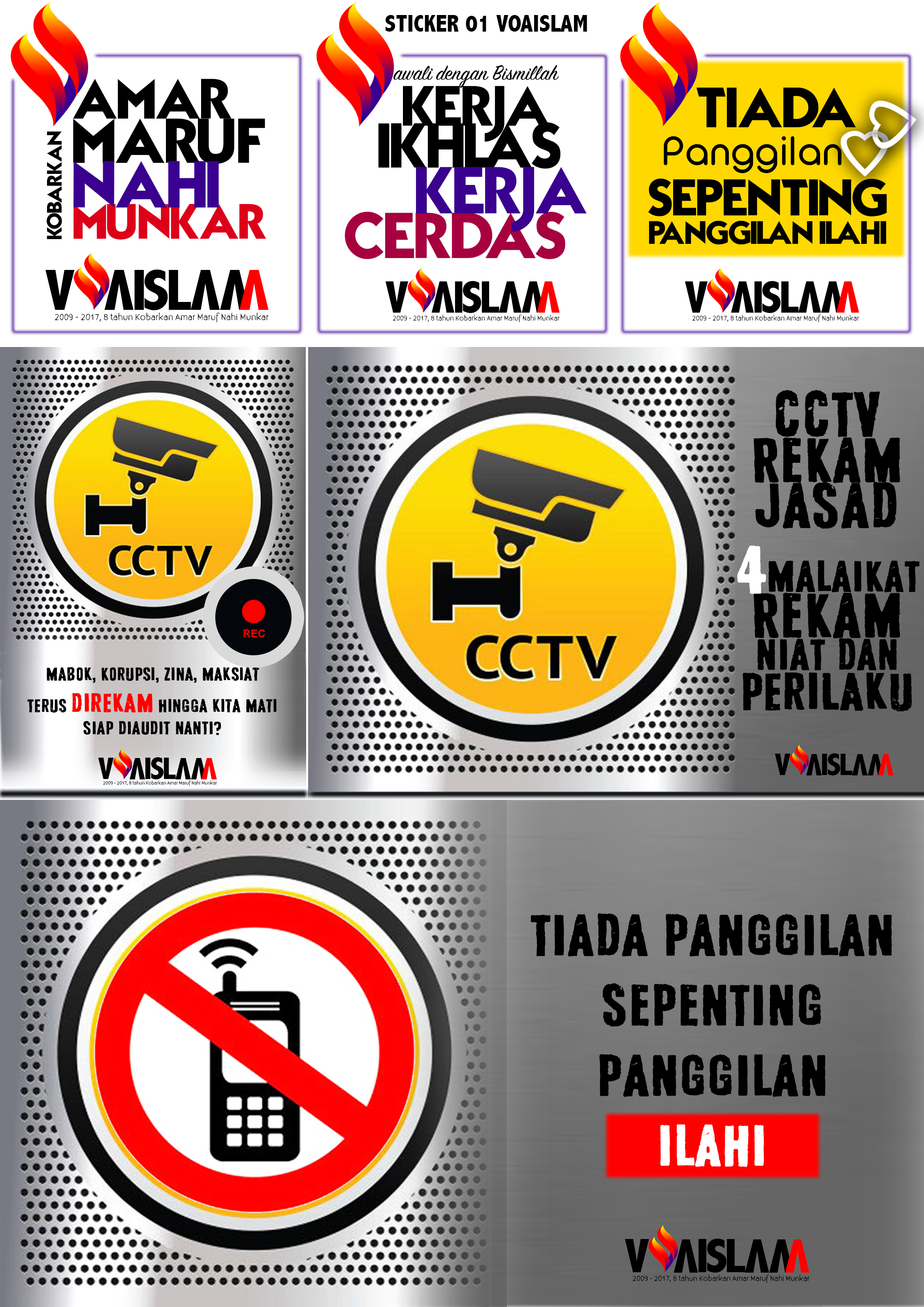 Stiker Dakwah Voa-Islam, Tak Cuma Pengingat Juga Pemicu Semangat! - VOA ...