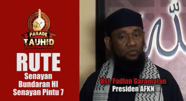 Video Dukungan Ustadz Fadlan Garamatan dalam acara akbar Parade Tauhid ...